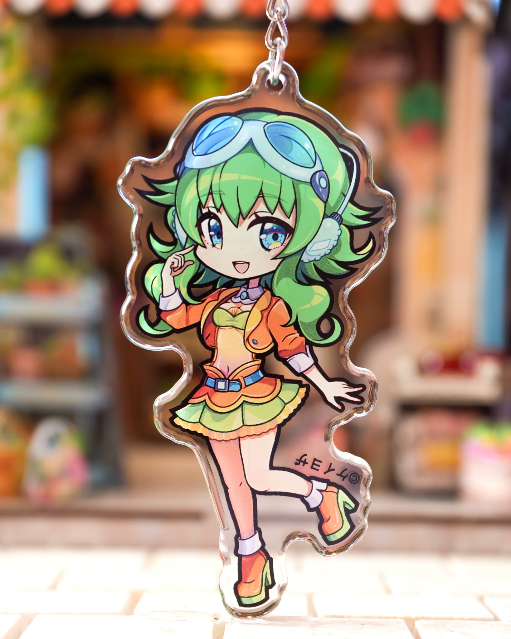GUMI SynthV - 3" Rounded Acrylic Keychain