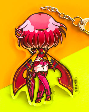 Pyra 3.5" (Double Sided) Acrylic Charm